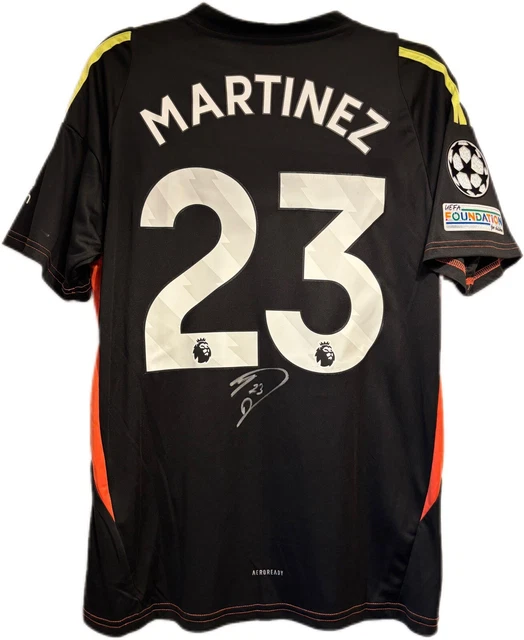 EMILIANO MARTINEZ HAND Signed Aston Villa Shirt With COA And Photo ...