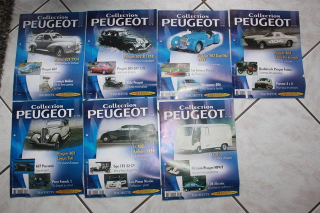 LOT DE 7 Fascicules Collection PEUGEOT Hachette EUR 7,00 - PicClick FR
