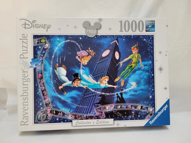 RAVENSBURGER DISNEY PETER Pan 1000 Piece Jigsaw Puzzle Collector's ...