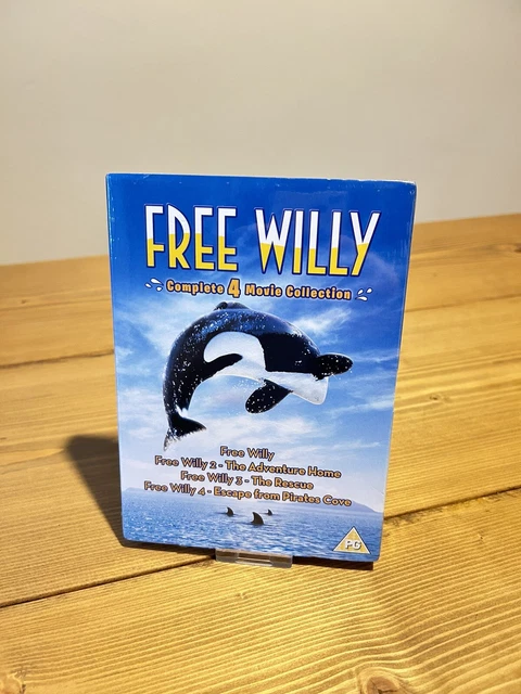 FREE WILLY THE Complete 4 Movie Film Collection 1993 DVD £7.99 ...