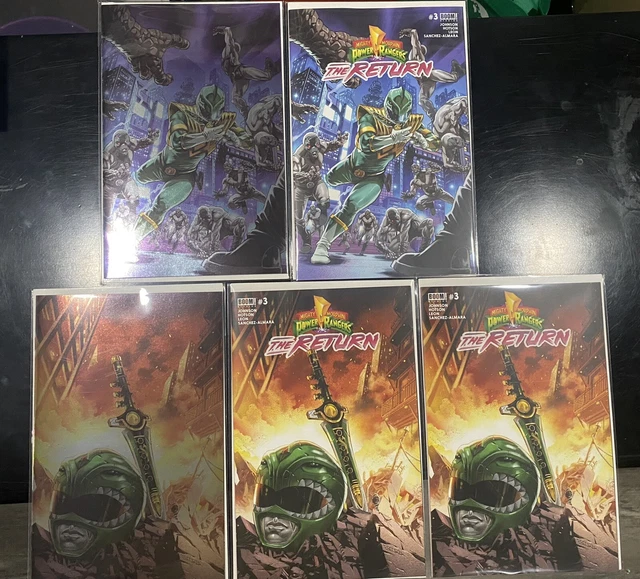 MIGHTY MORPHIN POWER Rangers The Return #3 FOIL Escorza dernier Ronin ...