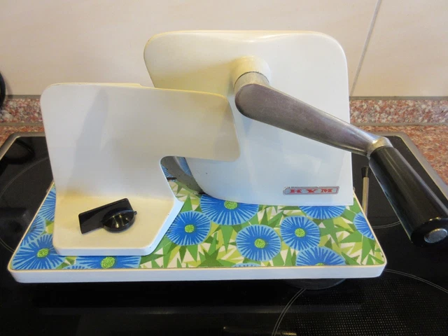 BROTSCHNEIDEMASCHINE DDR VINTAGE, Allesschneider KYM 50er sehr guter ...
