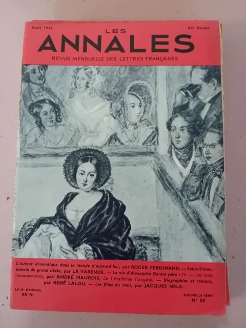 REVUE LES ANNALES des lettres françaises N° 58 | Bon état EUR 10,00 ...