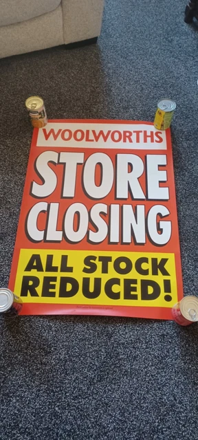 Woolworths Poster FOR SALE! - PicClick UK