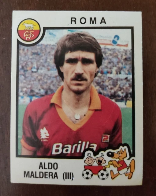 ALDO MALDERA ROMA FIGURINA CALCIATORI PANINI 1982-83 nr.214 NUOVA ...
