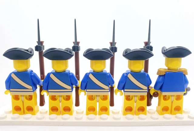 SWEDISH MUSKETEER INFANTRY Soldier Napoleonic Wars Made w/ Real LEGO ...