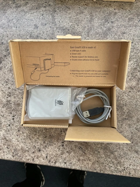 GEMPLUS PC430 GEMPC430 USB Smartcard Reader Writer Smart Card £21.20 ...