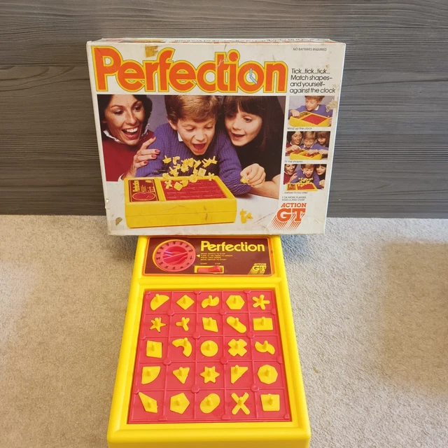 VINTAGE PERFECTION GAME By GT Action 1980's Complete Working £23.95 ...
