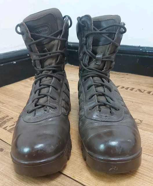 BRITISH ARMY RAF Military Issue Bates Lightweight Patrol Combat Boots ...