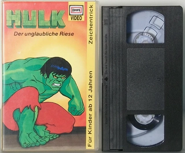 HULK DER UNGLAUBLICHE Riese VHS Fur kinder ab 12 Jahren EUR 5,90 ...