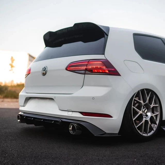 VW GOLF GTI Mk7.5 EVO-1 Gloss Black Rear Diffuser by ZAERO (2017-2020) £262.90 - PicClick UK