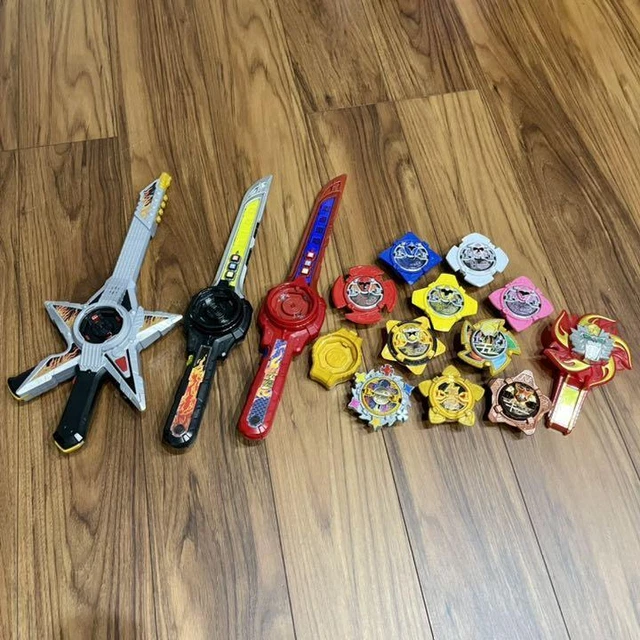 POWER RANGERS NINJA Steel Ninninger DX Sword Shuriken Ster 11p Set ...