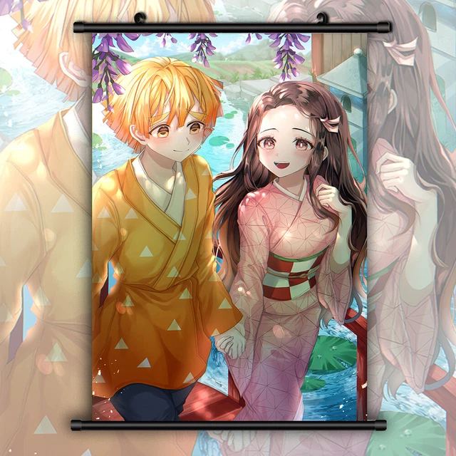 DEMON SLAYER 3 In 1 Poster - Zenitsu Agatsuma/Nezuko Kamado/Tanjiro ...