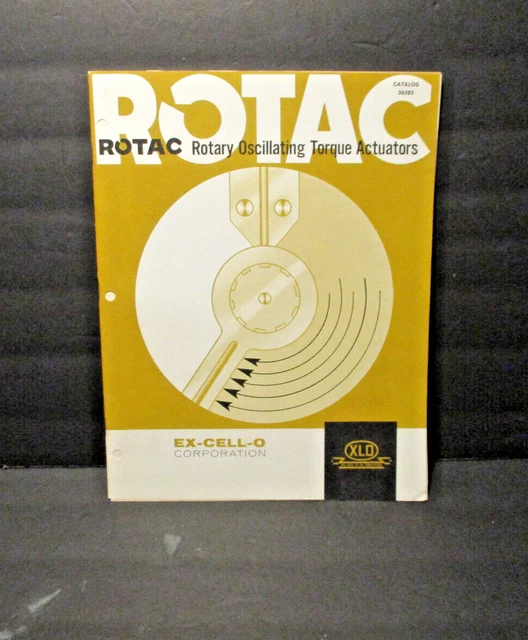 ROTAC ROTARY OSCILLATING Torque Actuators Brochure from Ex-cell-o ...