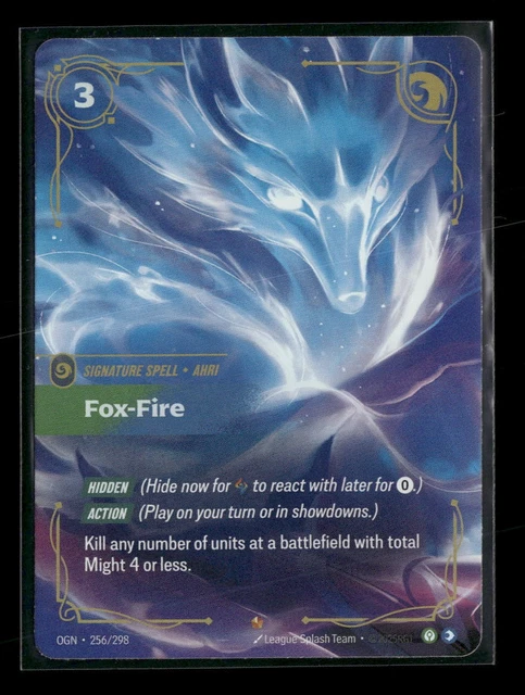 FOX-FIRE #256/298 FOIL Epic - Riftbound Origins TCG $31.26 - PicClick AU