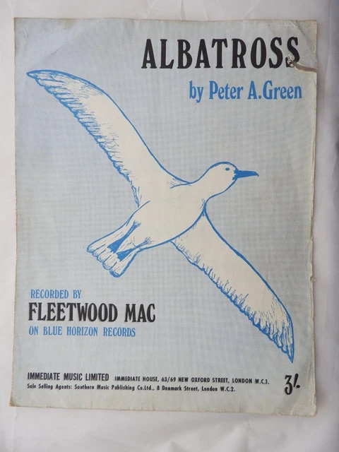 ALBATROSS - FLEETWOOD Mac Noten Standardnotation 1968 Peter Green ...