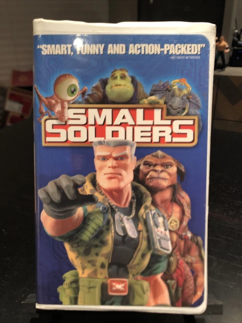 SMALL SOLDIERS (VHS 1998) Dreamworks Clamshell Toys War Dante RARE CULT ...