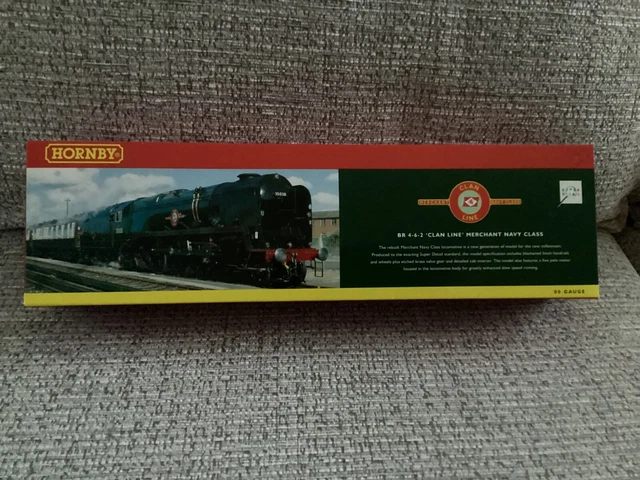 HORNBY RAILWAYS BR Merchant Navy Class 'Clan Line' 35028. R2169. Mint ...