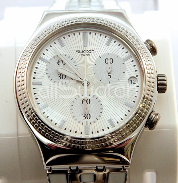 SWATCH IRONY CHRONO 2014 - YCS580G - CRYSTAL CASCADE - New £115.40 ...