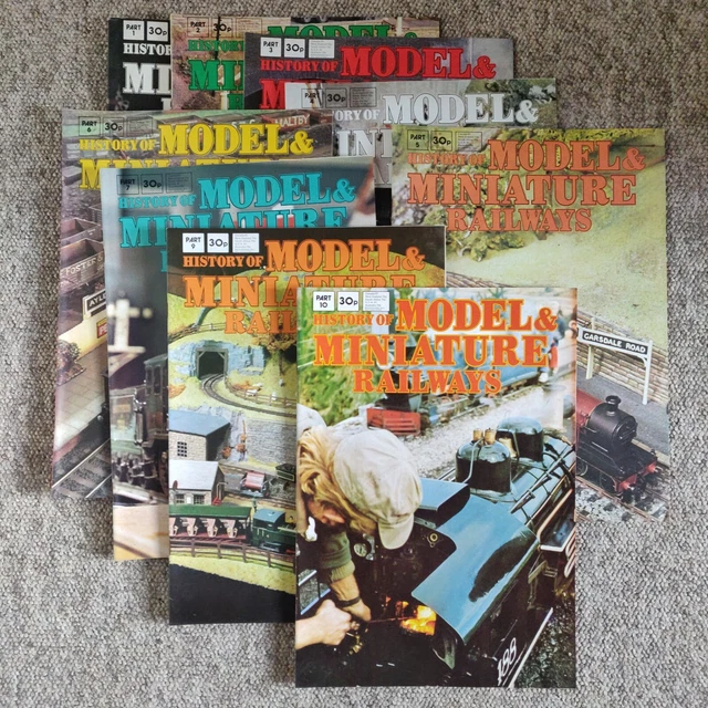 HISTORY OF MODEL & Miniature Railways Part 1 to 10 Magazines 1970s £7. ...