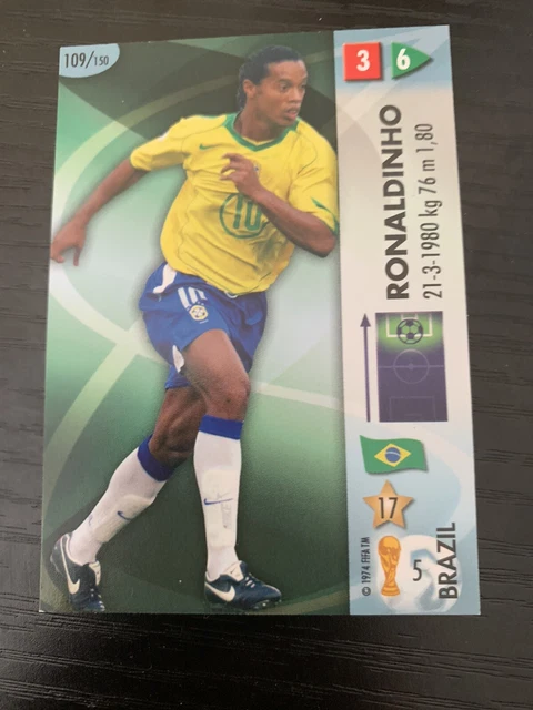 RONALDINHO BRASIL BRESIL Panini Card Football Germany 2006 Wm Fifa ...