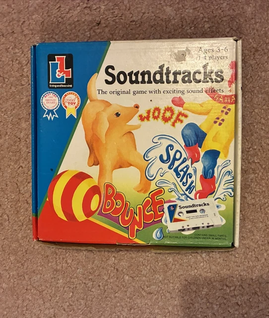 VINTAGE 1993 LIVING and Learning Soundtracks Exciting Sound Effects ...