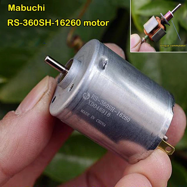 MABUCHI RS-360SH-16260 MOTOR DC 12V-24V 13800RPMRPM Large Torque ...