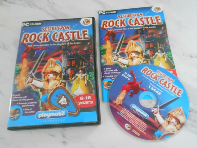 RESCUE FROM ROCK Castle Playmobil PC CD ROM - FAST POSTAGE By GSP (C) £ ...