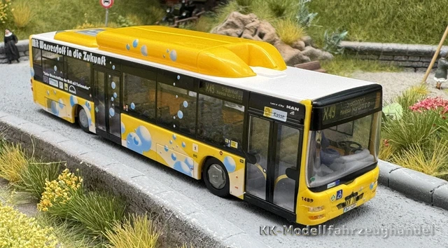 MAN LIONS CITY Wasserstoffbus "hydrogen" BVG Wagen 1489- Rietze 1:87 ...