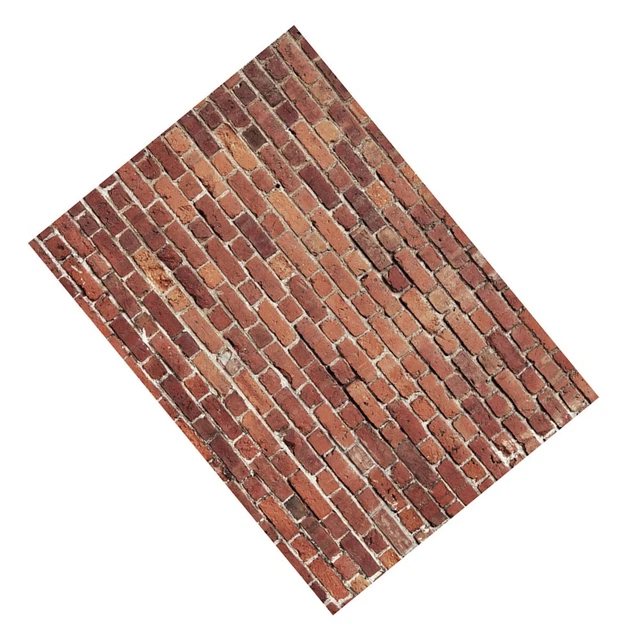 RED WALL BACKDROP Faux Brick Wallpaper Backdrops for Photography $44.17 ...