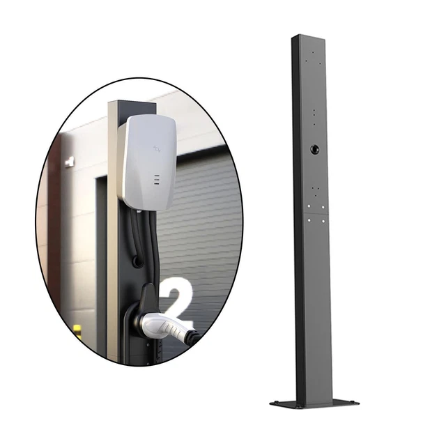 EV CHARGING MOUNTING Pole EV Charger Pedestal to Install Charging ...
