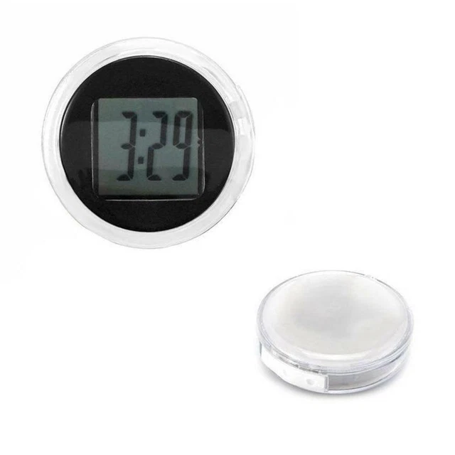 MINI WATERPROOF MOTORCYCLE Digital Clock Watch w/ Stick Motorbike Time ...
