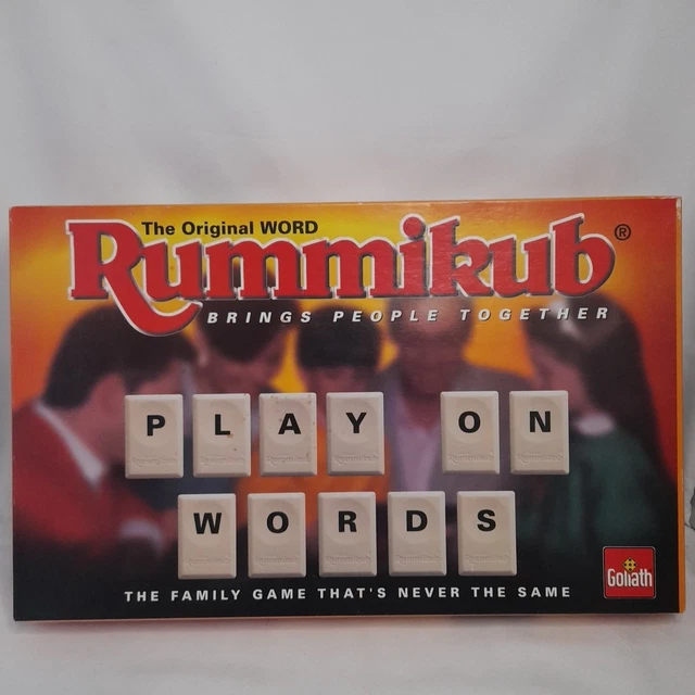 VINTAGE BOARD GAME Original Rummikub Goliath 1995 Word Game £6.99 ...