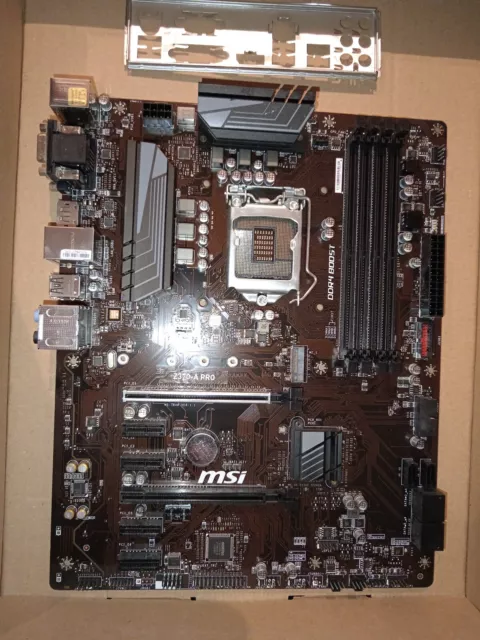 MSI Z370-A PRO Intel Socket LGA1151 DDR4 ATX Motherboard £1.00 ...