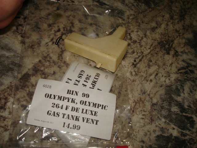 OLYMPYK 264 F Deluxe gas tank vent chainsaw part only Olympic Bin 99 £ ...