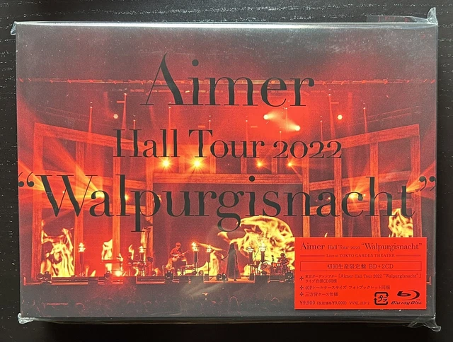 AIMER HALL TOUR 2022 WALPURGISNACHT Blu-ray+2x CD+booklet Limited ...