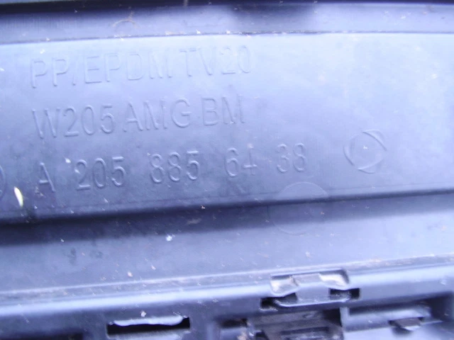 ORIGINAL MERCEDES C KLASSE 205 C63 AMG STOßSTANGE HINTEN DIFFUSOR ...