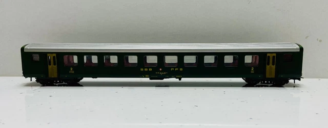 ROCO SBB CFF Ffs B 50 85 20-34 691-9 - Second Class Coach - Lights - Ho ...
