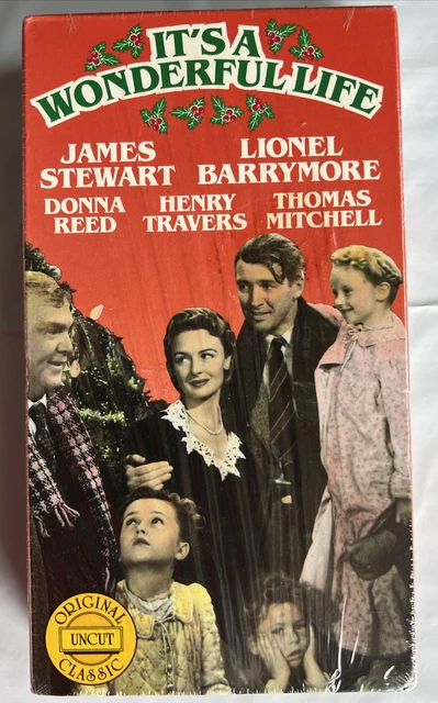 IT'S A WONDERFUL Life VHS 1987 Goodtimes Home Video Uncut Frank Capra ...