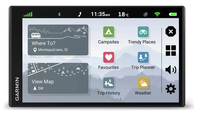 GARMIN CAMPERVAN MT-S UK & Europe Maps Lifetime Traffic Camper Sat Nav ...