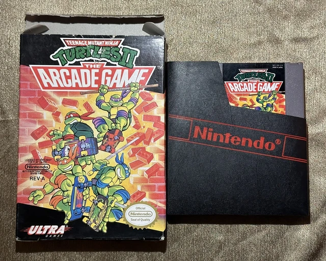 TMNT 2 TEENAGE Mutant Ninja Turtles The Arcade Game Nintendo NES avec ...