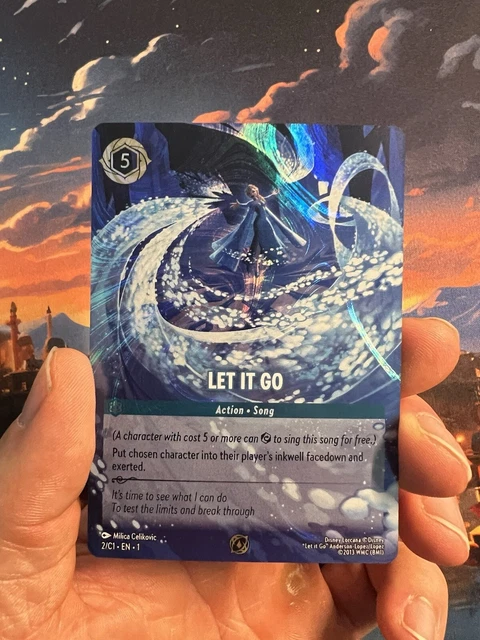 DISNEY LORCANA CHALLENGE Promo Let it Go Enchanted 2/C1 EN 1 EUR 799,99 ...