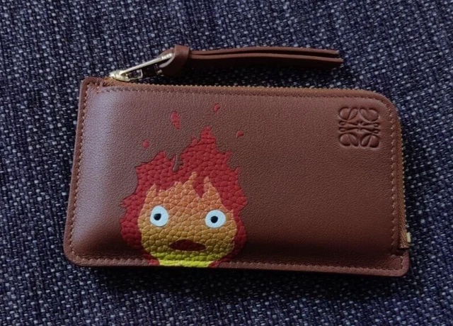 LOEWE X HOWL'S Moving Castle Studio Ghibli Wallet Card Coin Holder ...