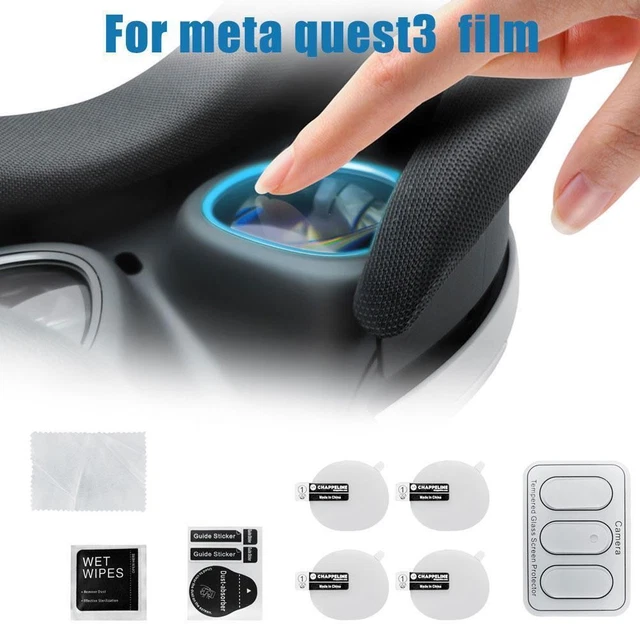 FOR META 3 VR Headset VR Host HD Tempered Glass Film G8A6 Lens ...