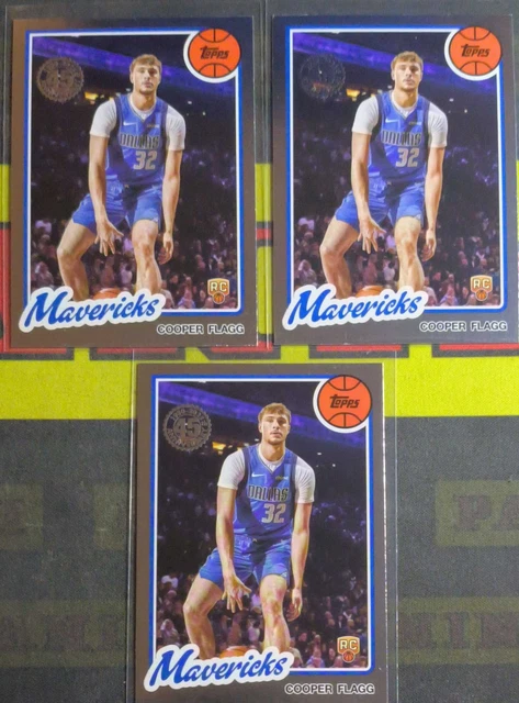 2025-26 TOPPS FLAGSHIP NBA Cooper Flagg RC 1980-81 45th Anniversary Lot ...