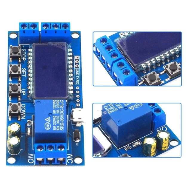 1 CHANNEL TIMER Delay Relays Electronic Relays Module with Optocoupler ...
