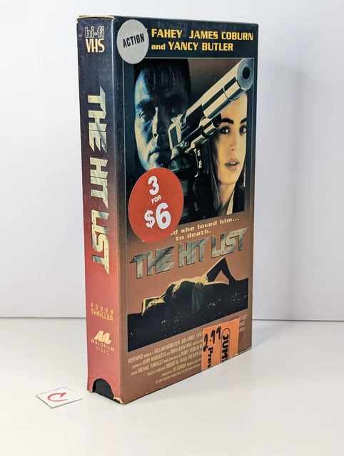 THE HIT LIST (VHS, 1993) Jeff Fahey Yancy Butler James Coburn $24.99 ...