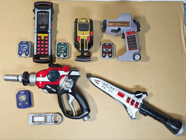 POWER RANGERS RPM Goonger Morpher Weapon 5p Engine Soul 4p set BANDAI ...