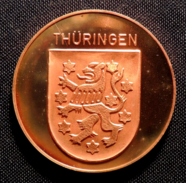 SELTEN !! MEDAILLEN 1990 100 Jahre Kyffhäuser-Kyffhäuserbund Thüringen ...