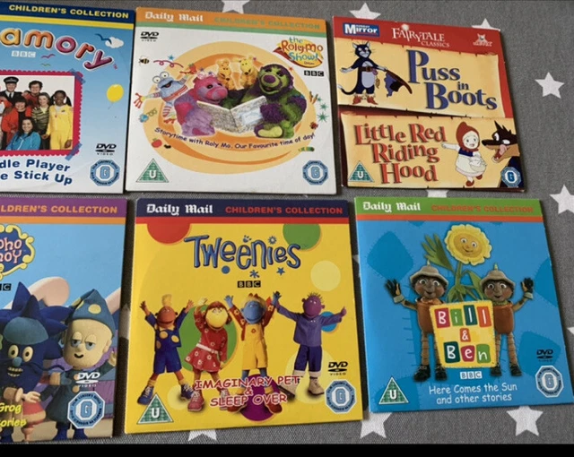 CHILDRENS DVD TWEENIES Bill & Ben Balamory Yoho Ahoy Daily Mail £6.50 ...